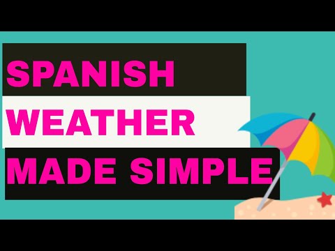 What's the weather in Spanish?