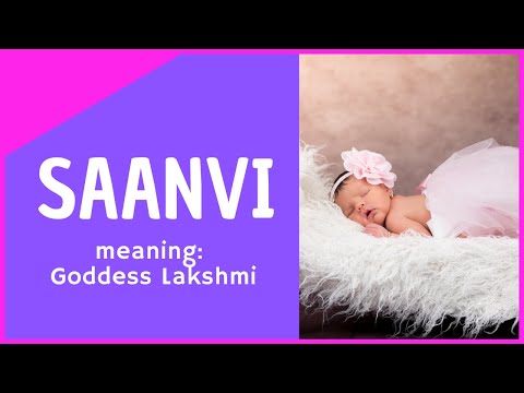 ✨ Saanvi - Saanvi Name Meaning – Saanvi Name Status - Indian baby girl names – Hindu baby girl names