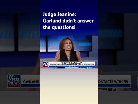 Judge Jeanine SHREDS Garland: Is there anything more absurd? #shorts