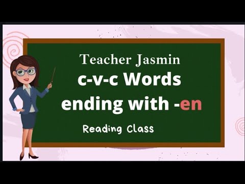 The -en Word Family | Blending C-V-C Words I Sight Words I Simple Sentences