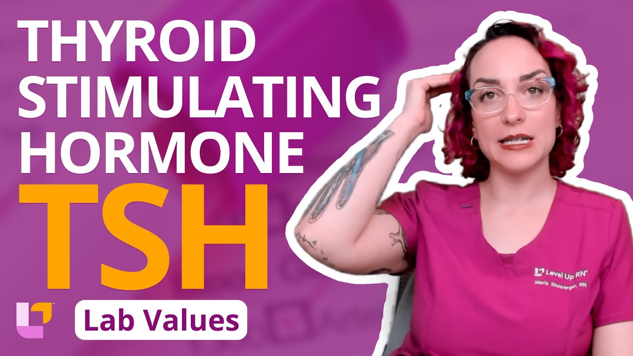 Thyroid Stimulating Hormone: Lab Values for Adults, Nursing School  | @LevelUpRN