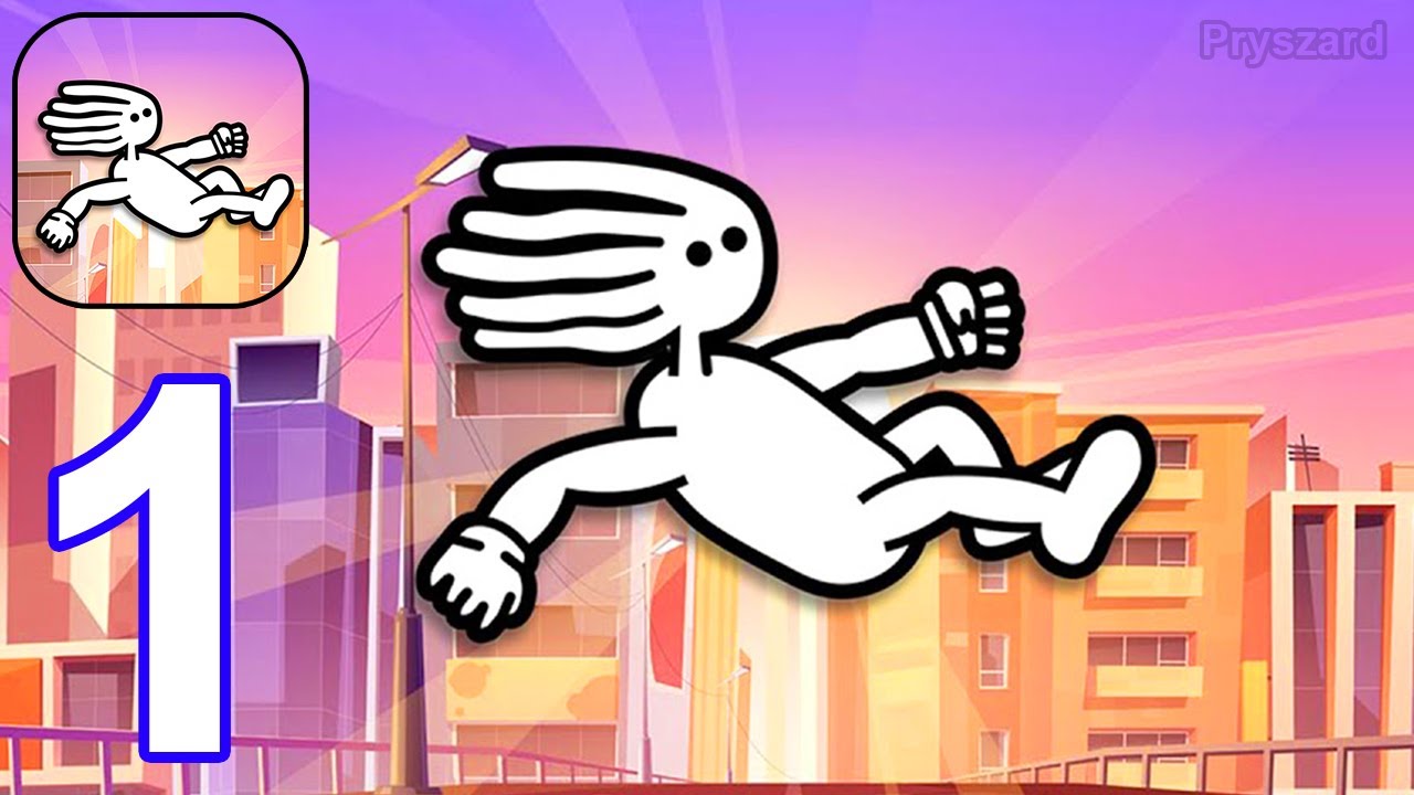 Dreadhead Parkour - Gameplay Walkthrough Part 1 Level 1-14 (iOS, Android)