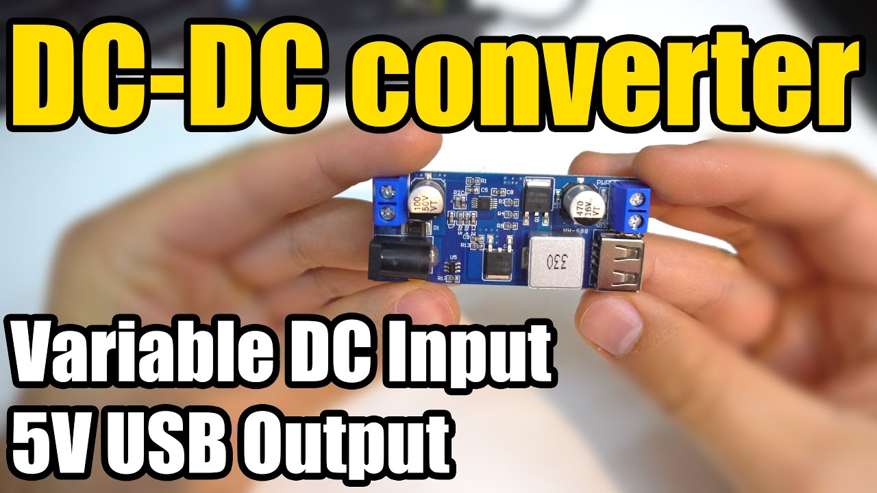 What is a Voltage regulator? (Variable DC Input, Constant 5V USB Output, DC to DC converter)