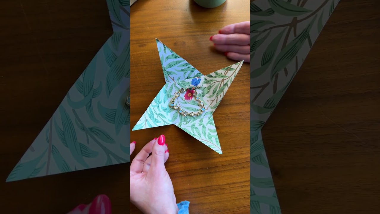 🌿 DIY paper box. #papercrafts #williammorris #gifts