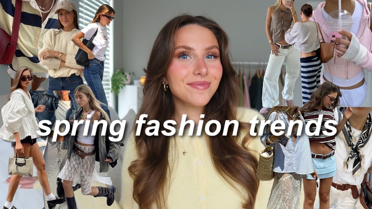 SPRING FASHION TRENDS 2025 | what to wear this spring! (wearable, pinterest inspired, outfit inspo!)
