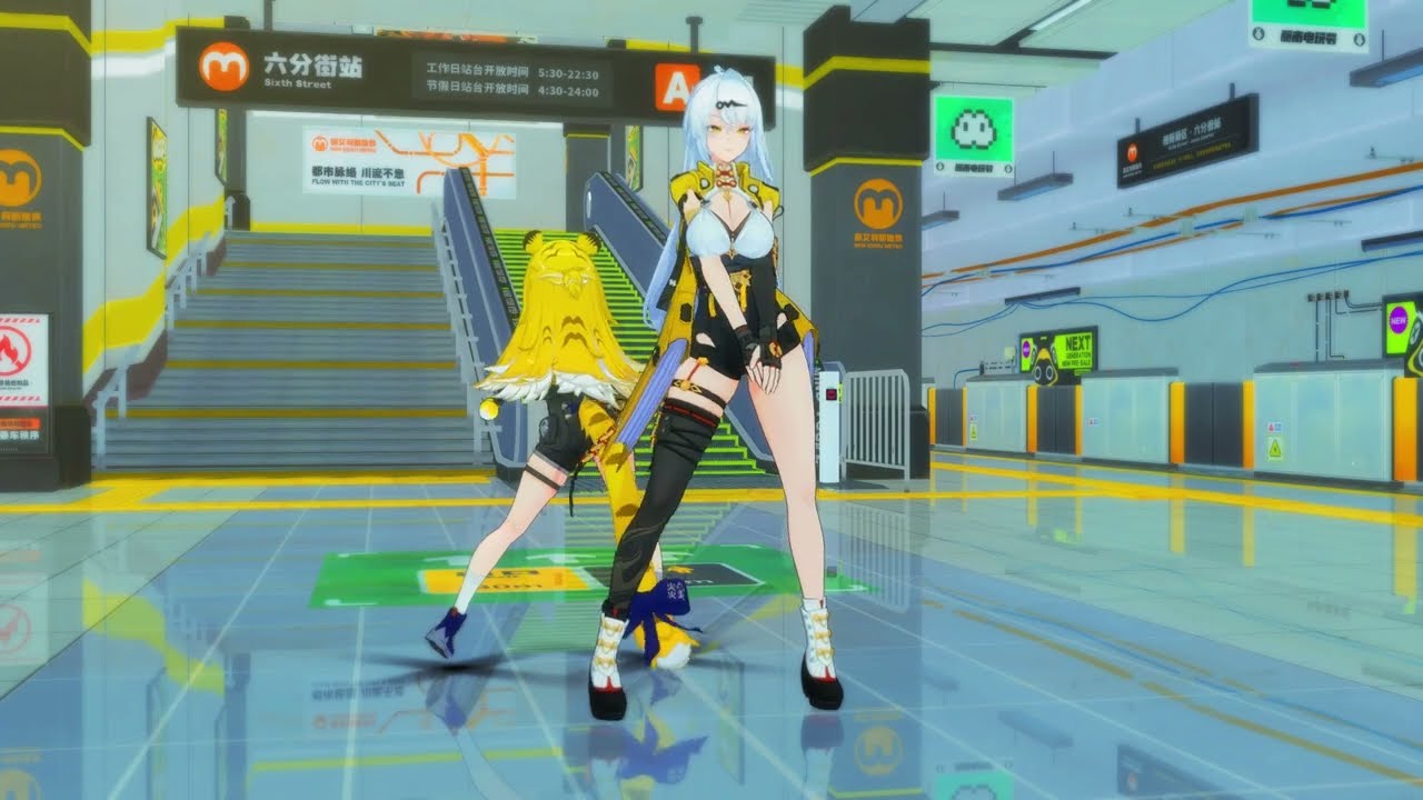 Yi Xuan, Ju fufu - Brooklynbloodpop Zenless Zone Zero MMD  #shorts #zzz #jufufu #yixuan