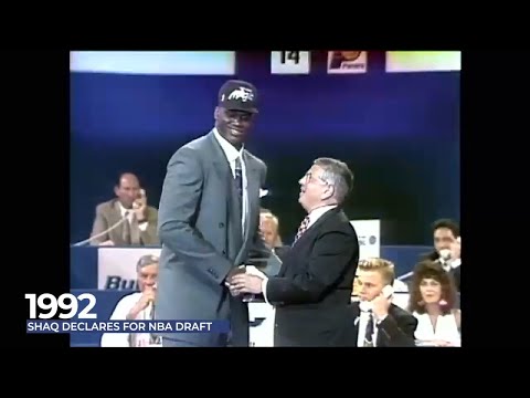 WBRZ FLASHBACK: LSU basketball legend Shaq drafted first overall in the 1992 NBA Draft