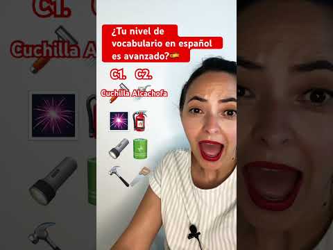Do you have C1-C2 Spanish Vocabulary Level? Take this Test! #spanishvocab