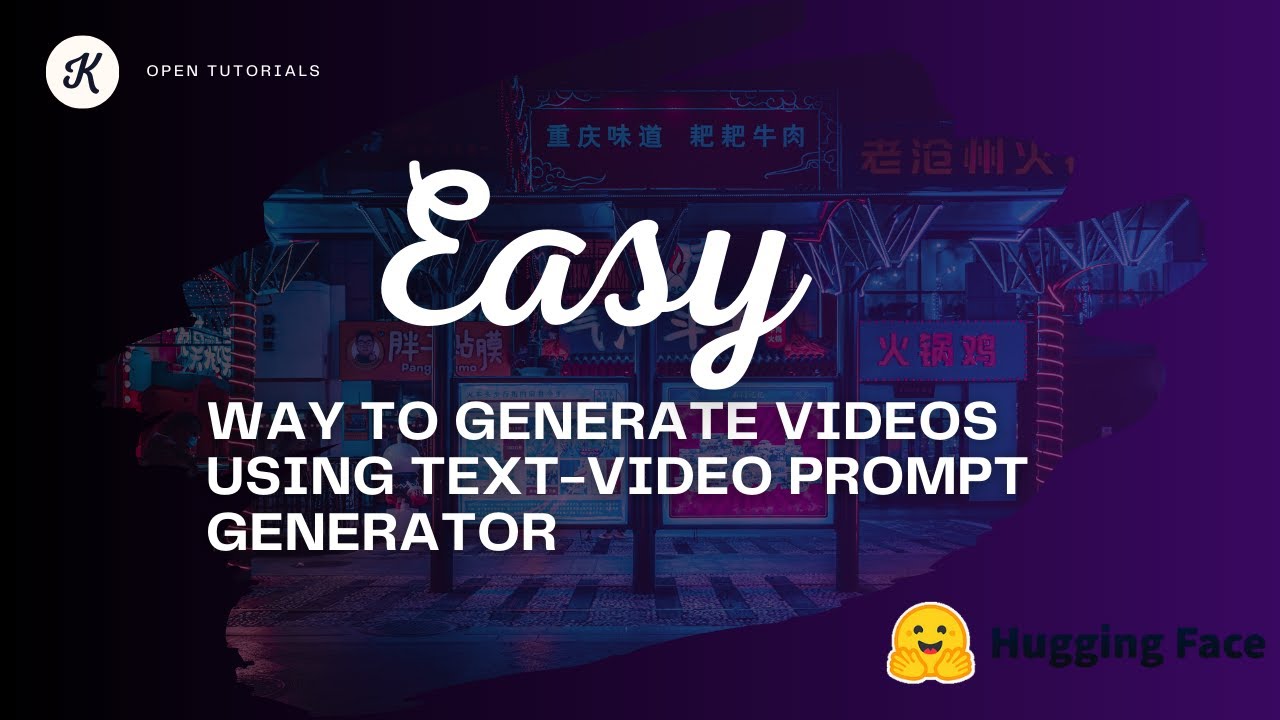 Text to Video Free AI tools Prompt Generation with ModelScope - DAMO