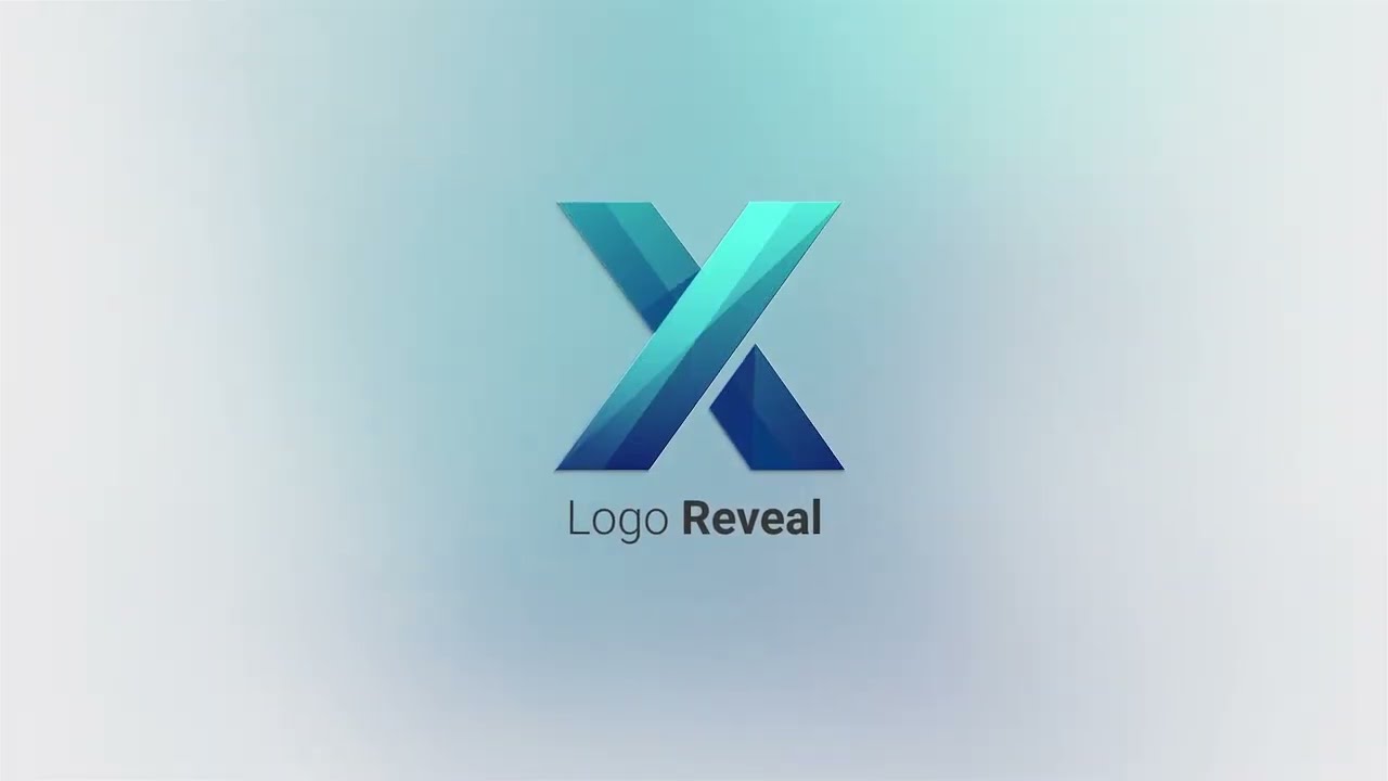 3278 -  Clean Powerful X Logo Reveal Animation Intro Opener Motion Graphic