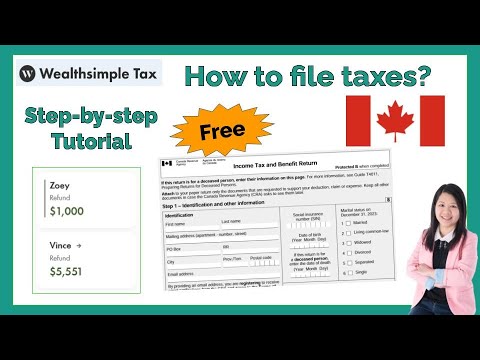 [Free] How to file taxes in 2025 (tax year 2024) in Canada? Wealthsimple Tax step-by-step tutorial!
