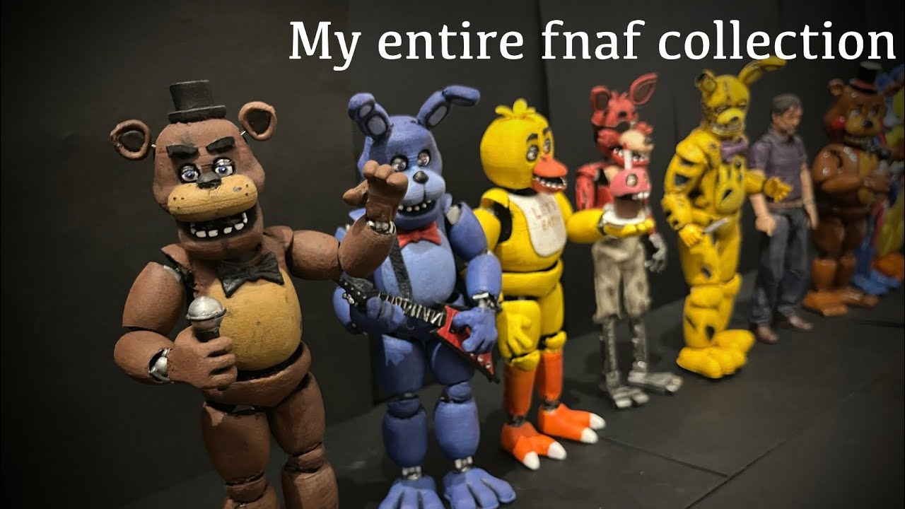 All my custom fnaf action figures showcase *updated*