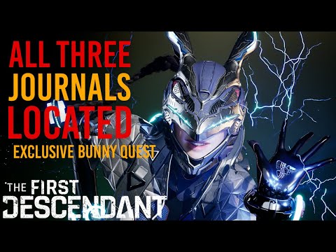 ALL THREE JOURNALS located for the Exclusive BUNNY Quest | The First Descendant