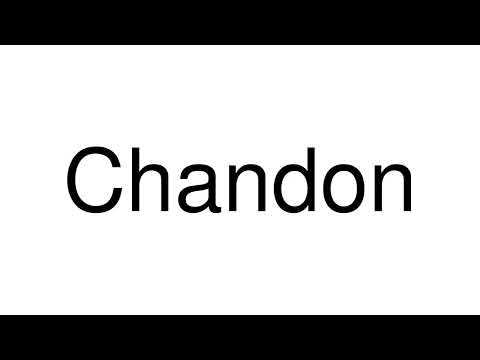How to Pronounce Chandon (France)