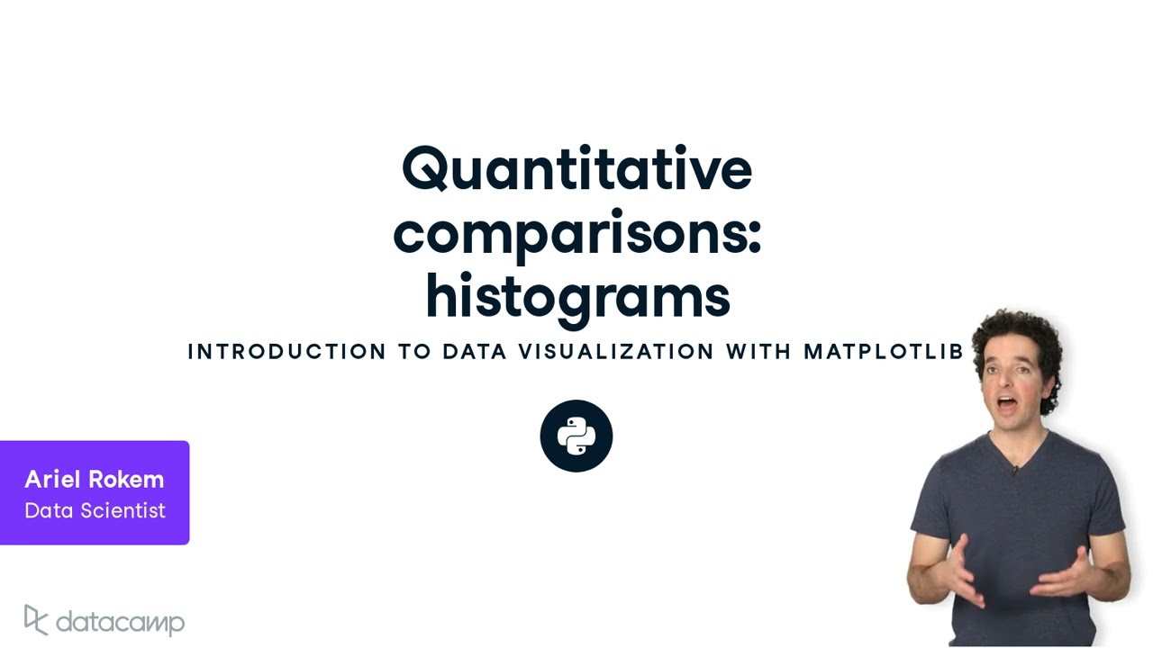 Quantitative Comparisons Histograms | Matplotlib