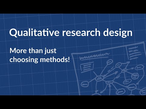 Qualitative Research Design: More than Methods!