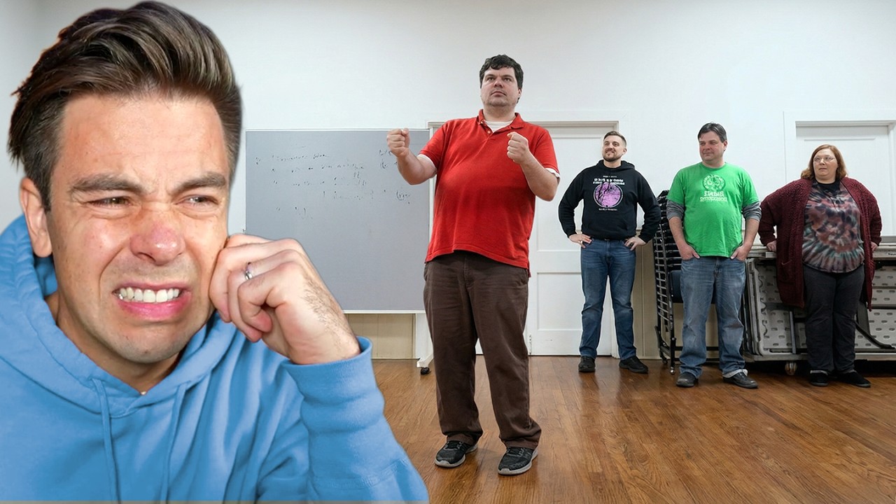 cringing at improv comedy