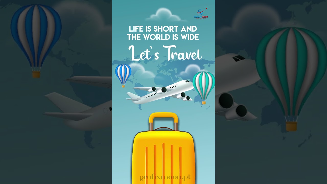 animated Travel banner #aftereffects #motiongraphics #advertising #like #subscribe #viralshorts