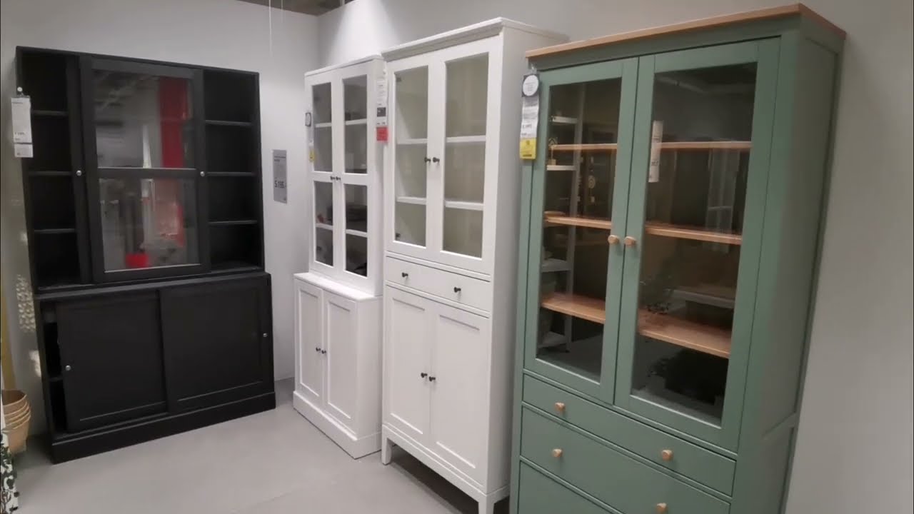 IKEA Glass Display Cabinets Tour – HEMNES, TONSTAD & More Vitrines