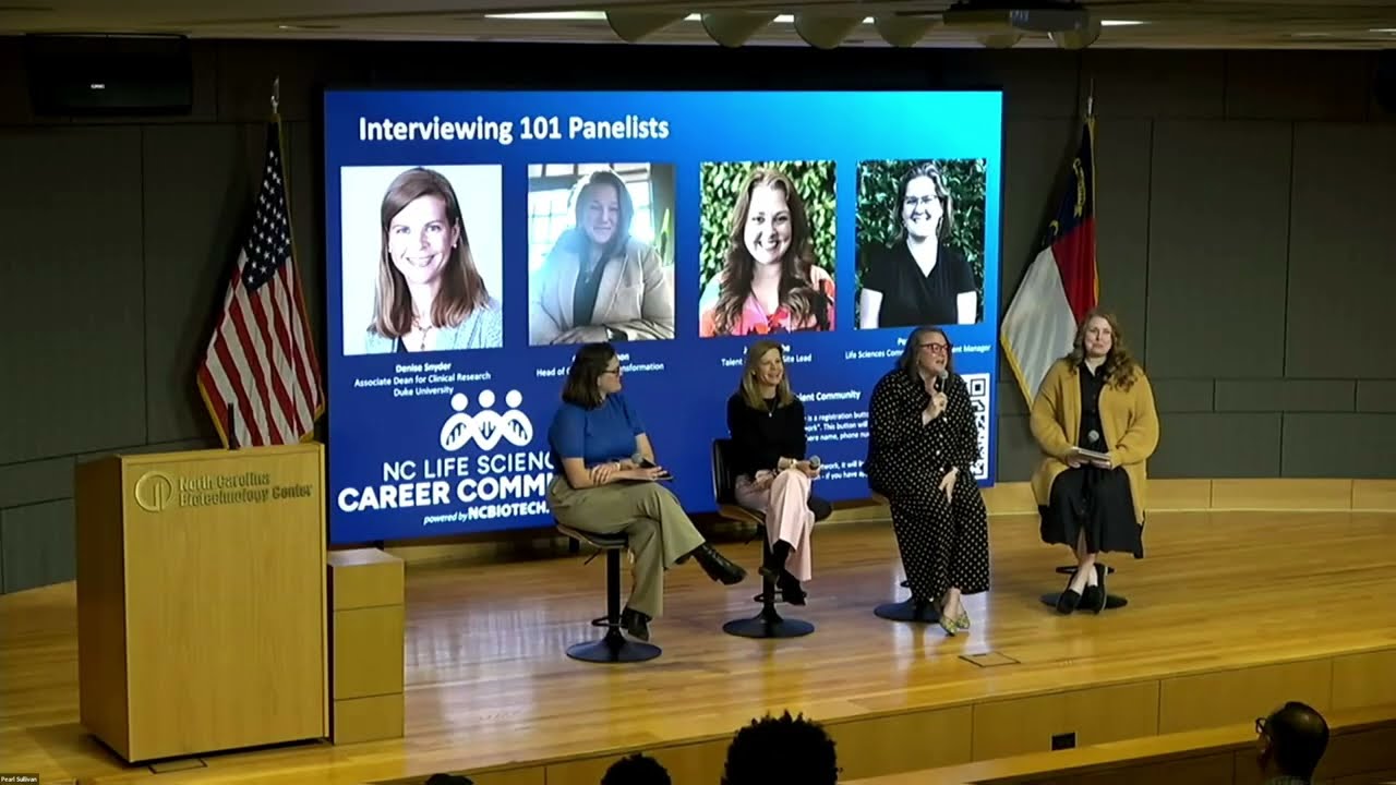 NCBiotech Career Development Network: Interviewing 101
