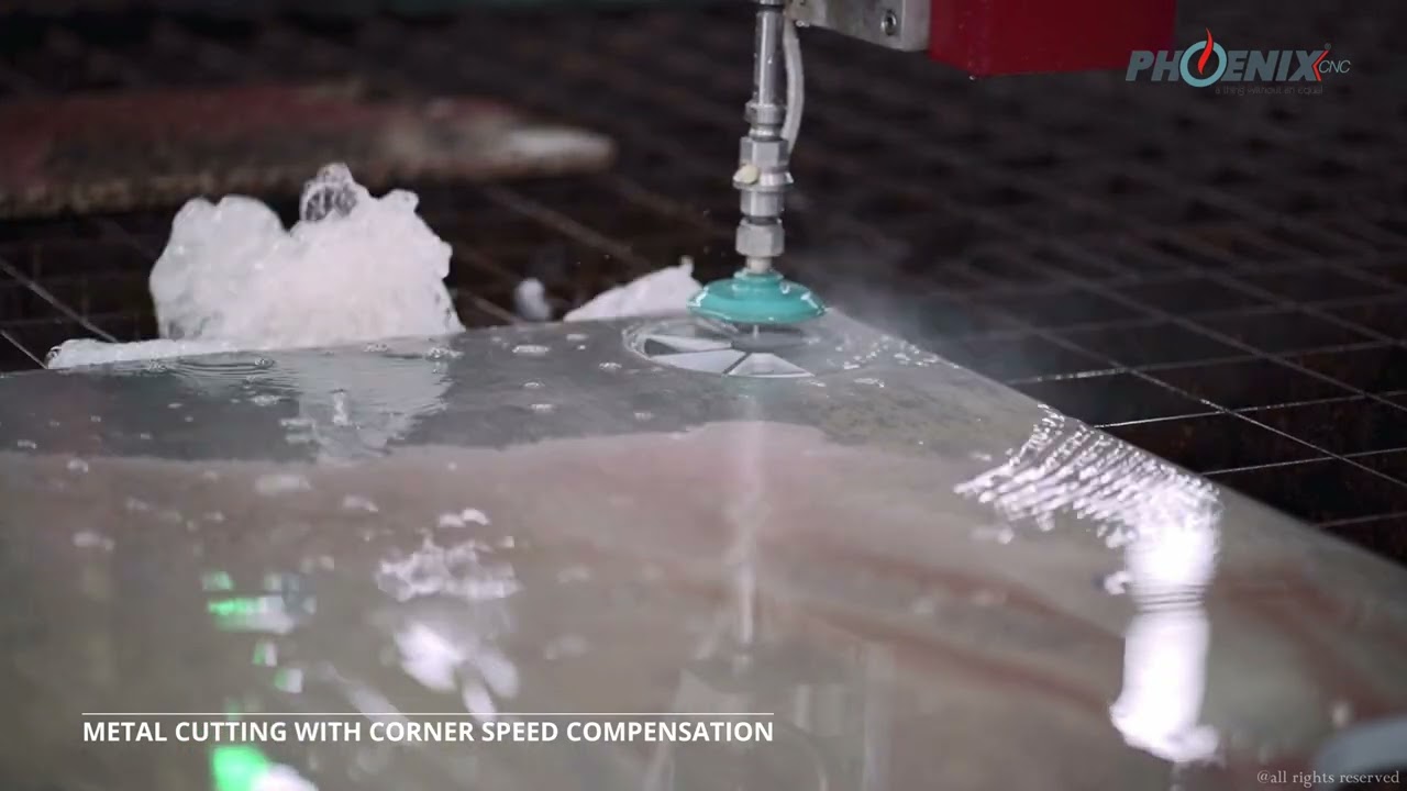 3-Axis CNC Waterjet Cutting Machine – Aqua Impel HJ Series | Phoenix CNC