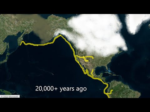 First Americans & Prehistoric Arrivals: boats, ice, land bridges | Beringia | Bering Land Bridge