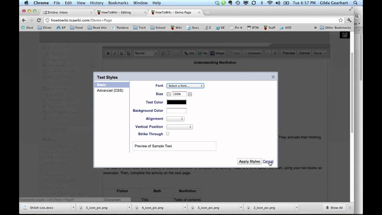 Wiki - Basic Formatting 1