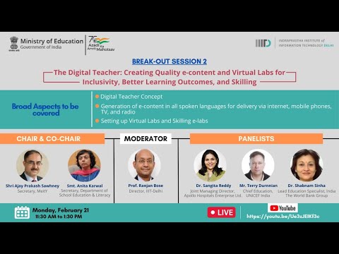 Creating Quality e-content and Virtual Labs for Inclusivity, Better Learning Outcomes and Skilling