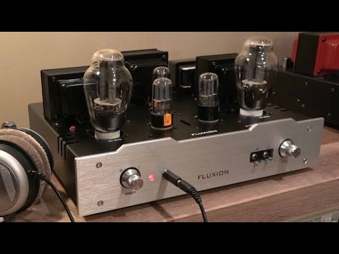 Klipsch RP-600M driven by 8 watt Fluxion A-130 300B tube amp