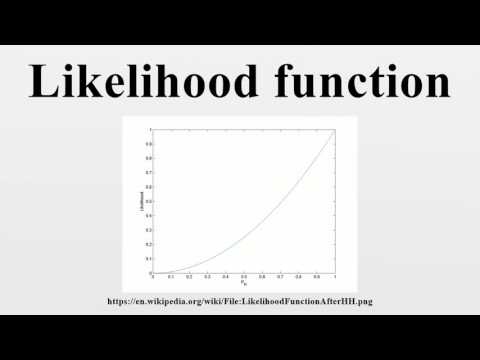 Likelihood function