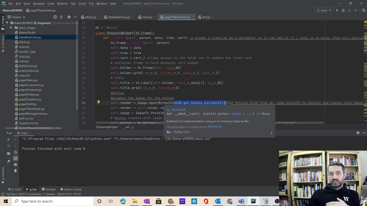 Using Images in SQLite & Tkinter