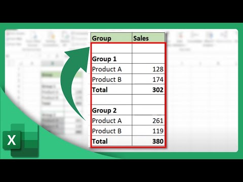 How to Group Rows in Excel | Microsoft Excel Tutorial (2025)
