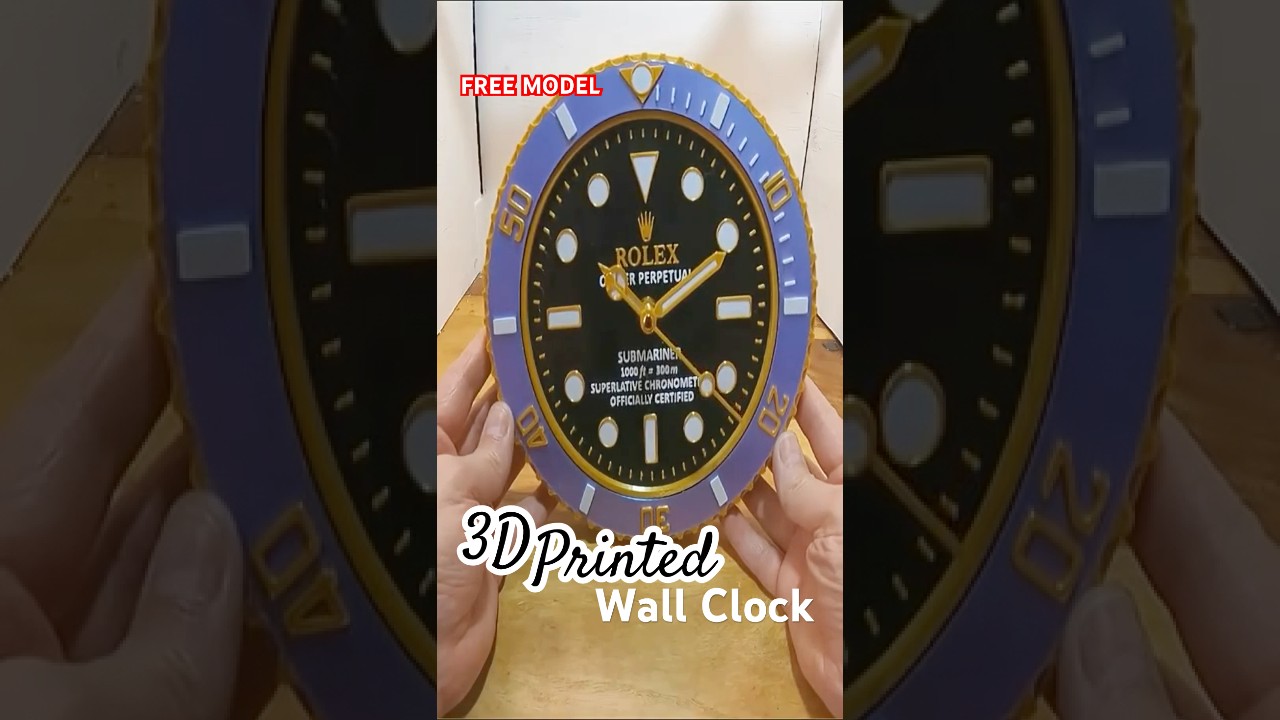 3D Printing Time Itself ⏰ (Amazing Wall Clock) #shorts