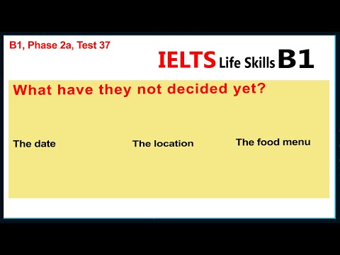 IELTS Life Skills B1 Listening Test 37 ► New 2025 🇬🇧