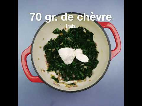Recette - Patates douces farcies aux épinards
