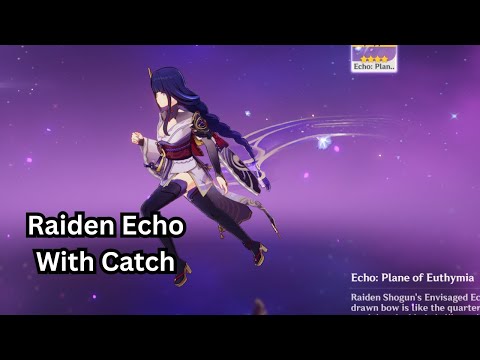 Raiden Echo Challenge With Catch - Raiden Shogun Envisaged Echoes Genshin Impact