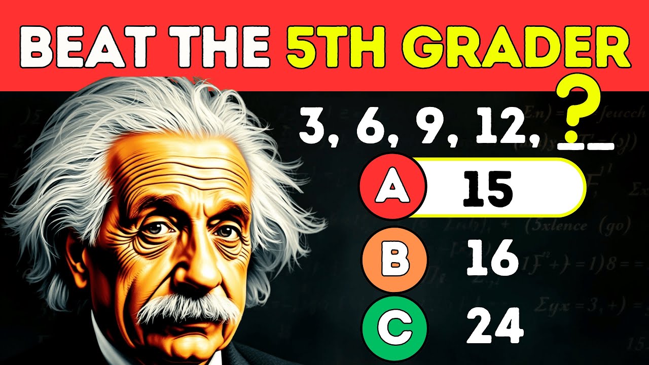 Are You Smarter Than a 5th Grader? 🧠📏 Math Quiz For Grade 5