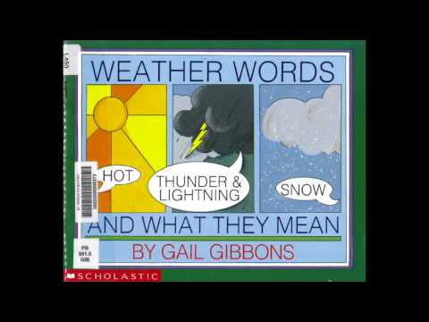 Weather Words and What They Mean
