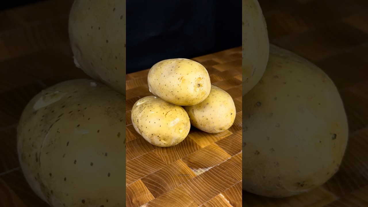 Super crispy potato crisps 🥔 #asmr #shorts #potato #chips