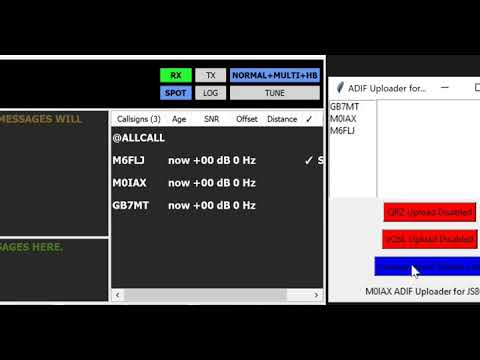 Proof of concept demo of QRZ.com lookup JS8Call