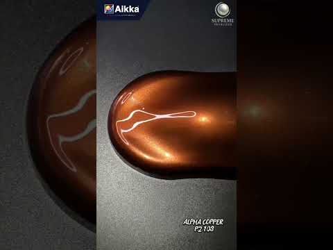 Aikka Supreme Pearlized Series Color Code : PZ103 Alpha Copper #aikkaindonesia#aikkapaint#automobile