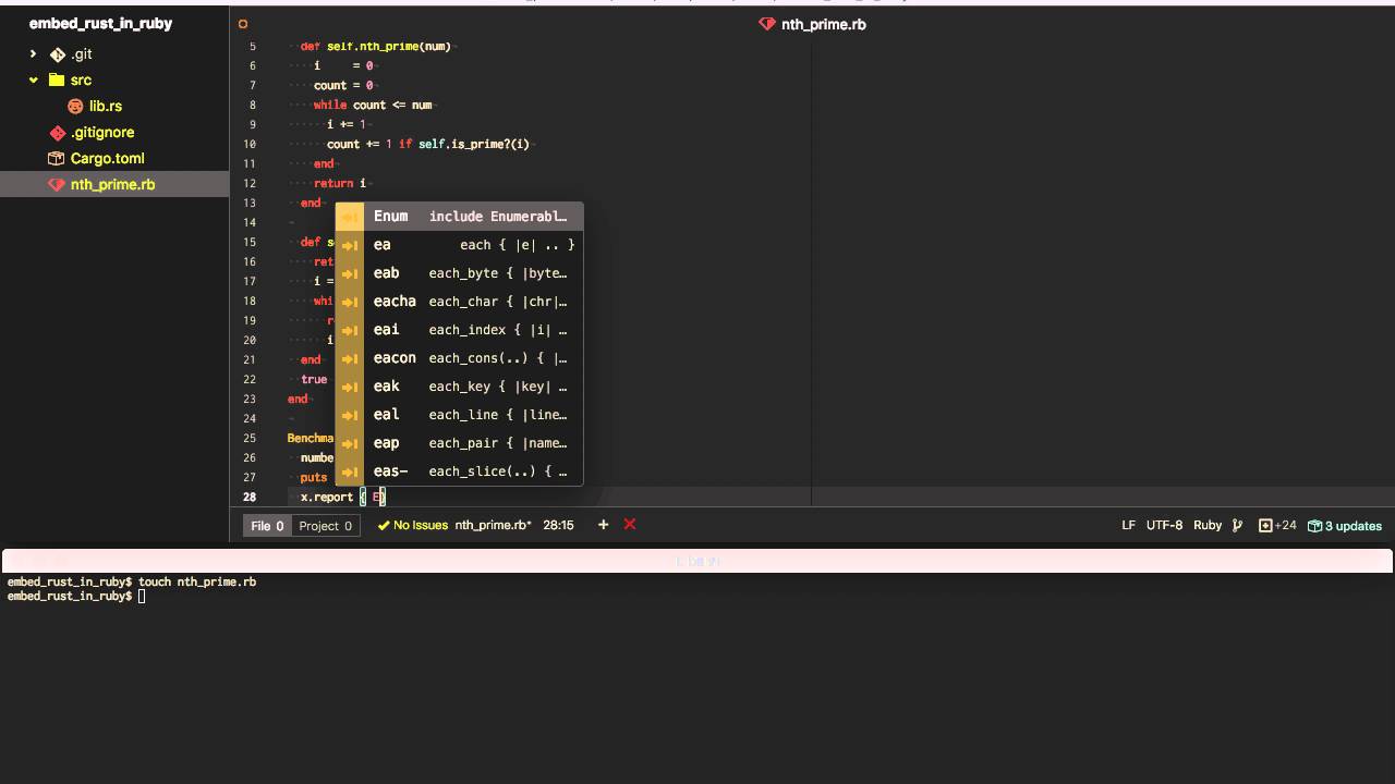 Embed Rust code in Ruby with FFI