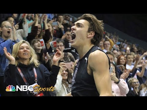 Mondo Duplantis' WORLD RECORD 6.17m pole vault | NBC Sports