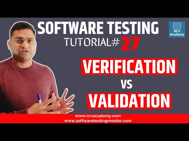 Understanding Verification and Validation in Software Testing | Galaxy.ai