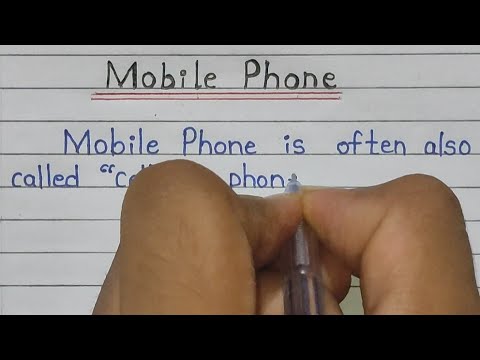 Write an essay on Mobile Phone in English | Smartphone Essay in English | Handwriting