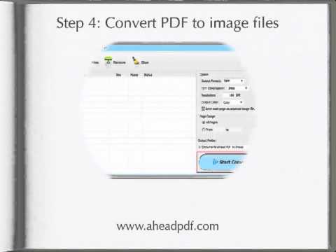 How to convert PDF to jpg