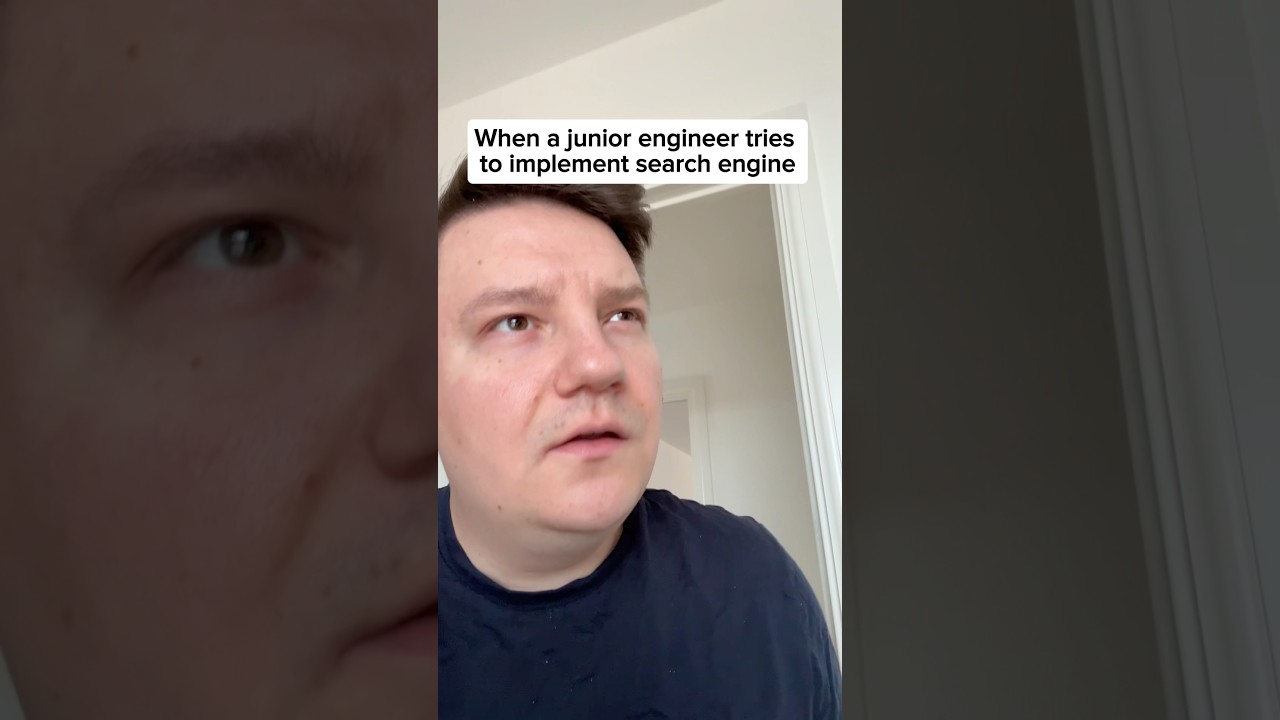 Junior engineer tries Elasticsearch #developer #programmerhumour #coding #elasticsearch #programming