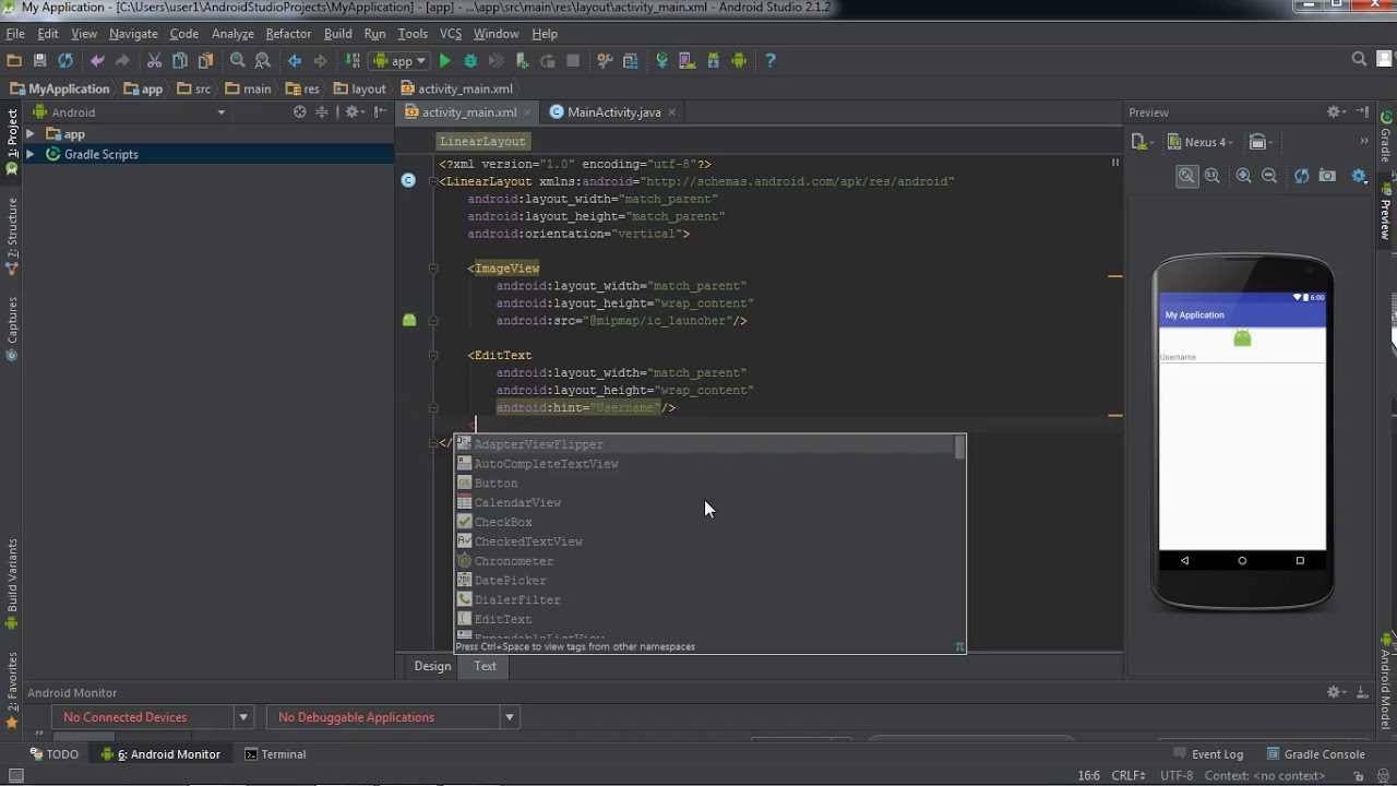 Android Applications Development Chapter 4 | English | Android Tutorial | Chapter 4