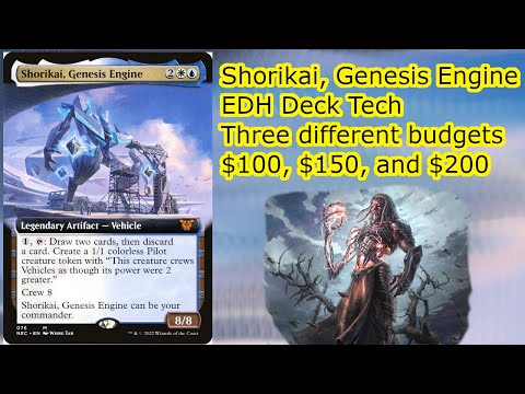 Magic the Gathering | Shorikai, Genesis Engine $100-200 Budget EDH Deck Tech JAJAM league #mtg