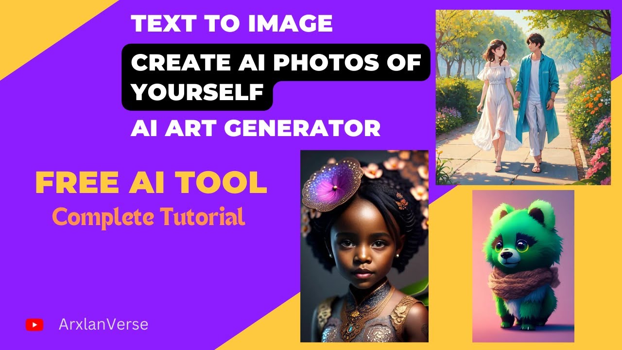 The Ultimate Free AI Art Generator | Text to Image | Create Photos of Yourself #aiimagegenerator